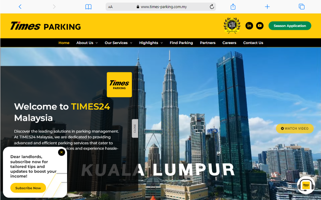 TIMES24 Dominated Parking Search Results Fast | Newnormz